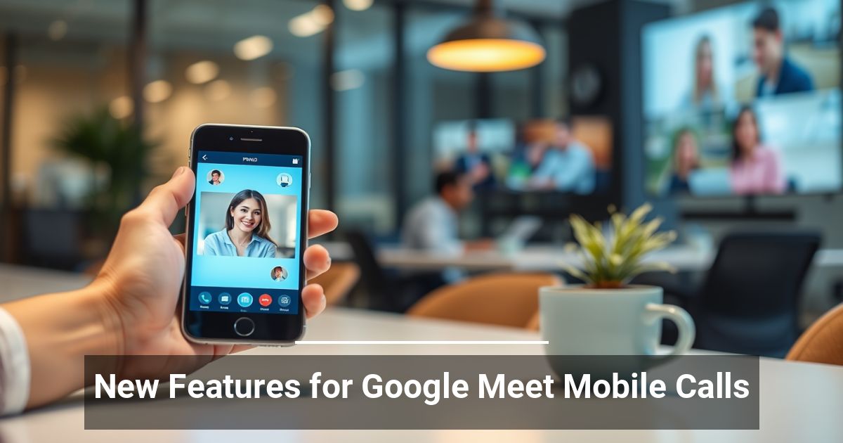 New Features for Google Meet Mobile Calls | Macs at Work, Inc.
